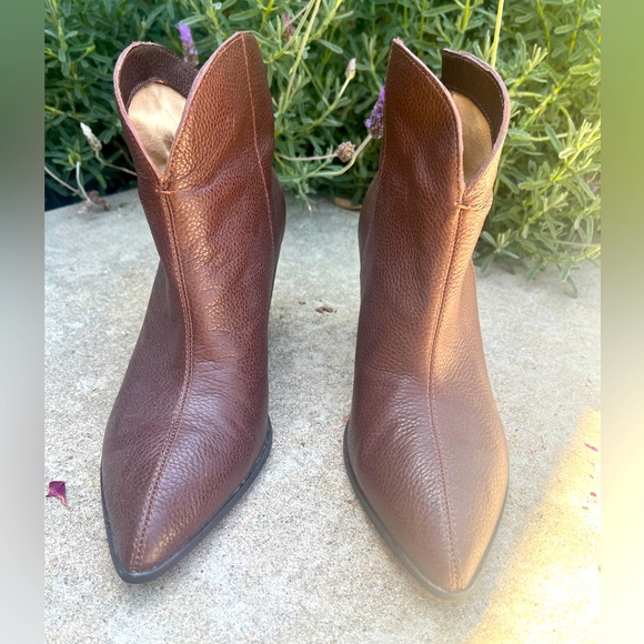 Splendid | Shoes | Splendid Brown Leather Ankle Boots | Poshmark